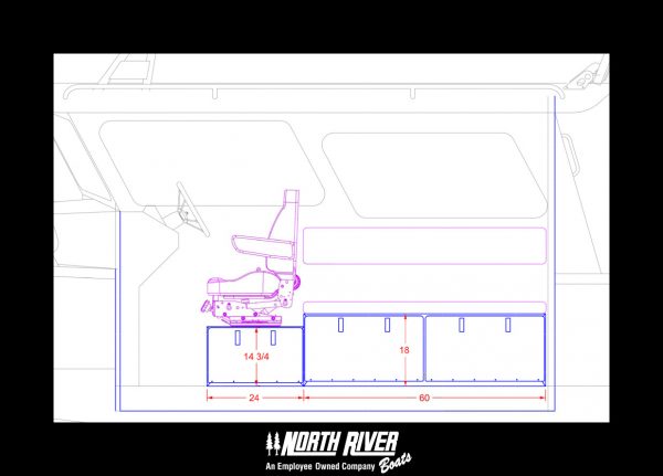 29′-31′ – 9′ CENTER AISLE CABIN - North River Boats
