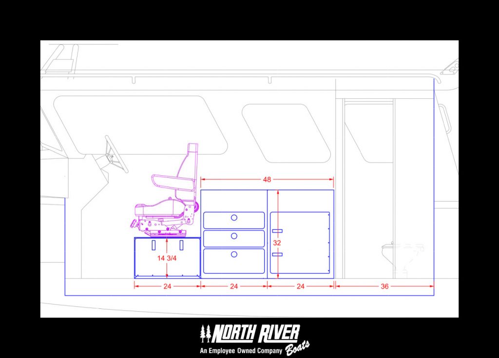 30′-32′ – 11′ Cabin Endurance - North River Boats