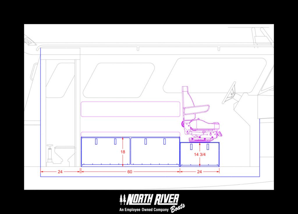 30′-32′ – 11′ Cabin Endurance - North River Boats