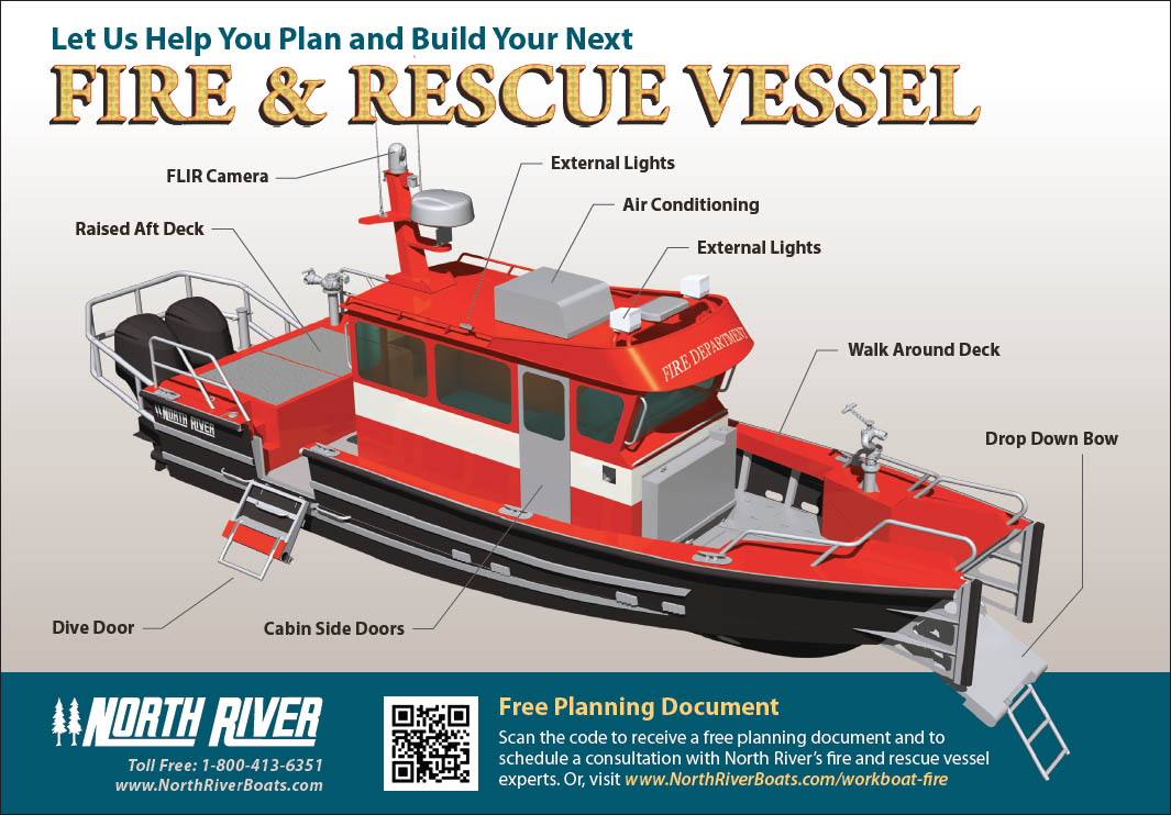 Workboat Fire & Rescue Vessel - North River Boats