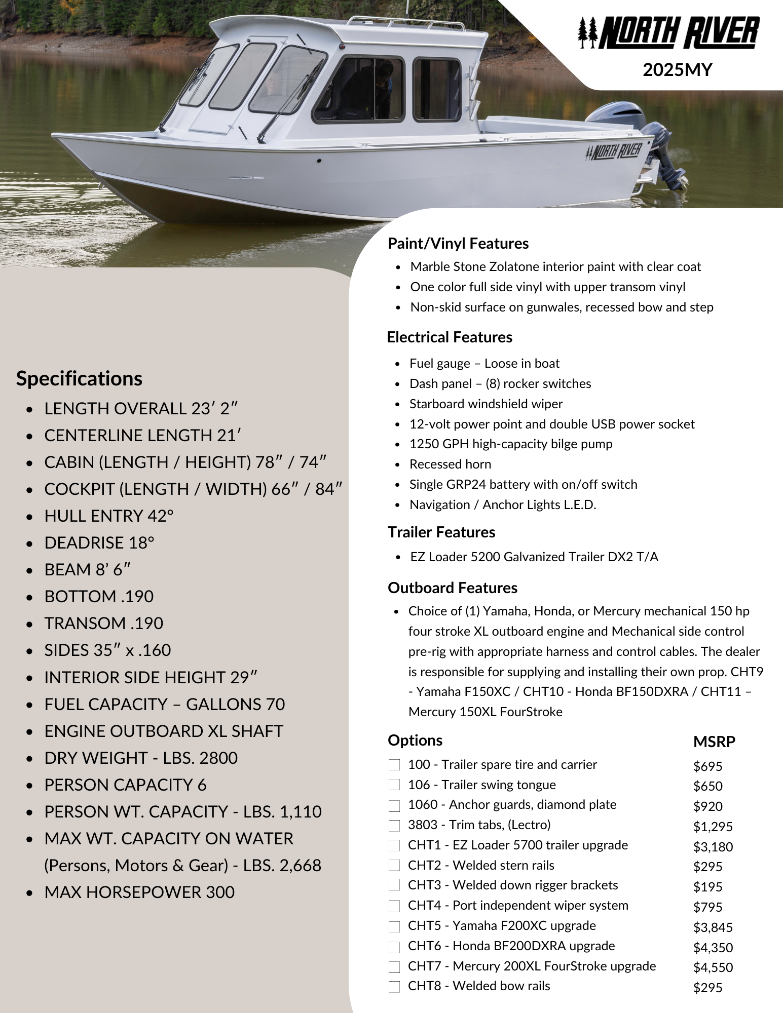 21′ COHO HARD TOP - North River Boats