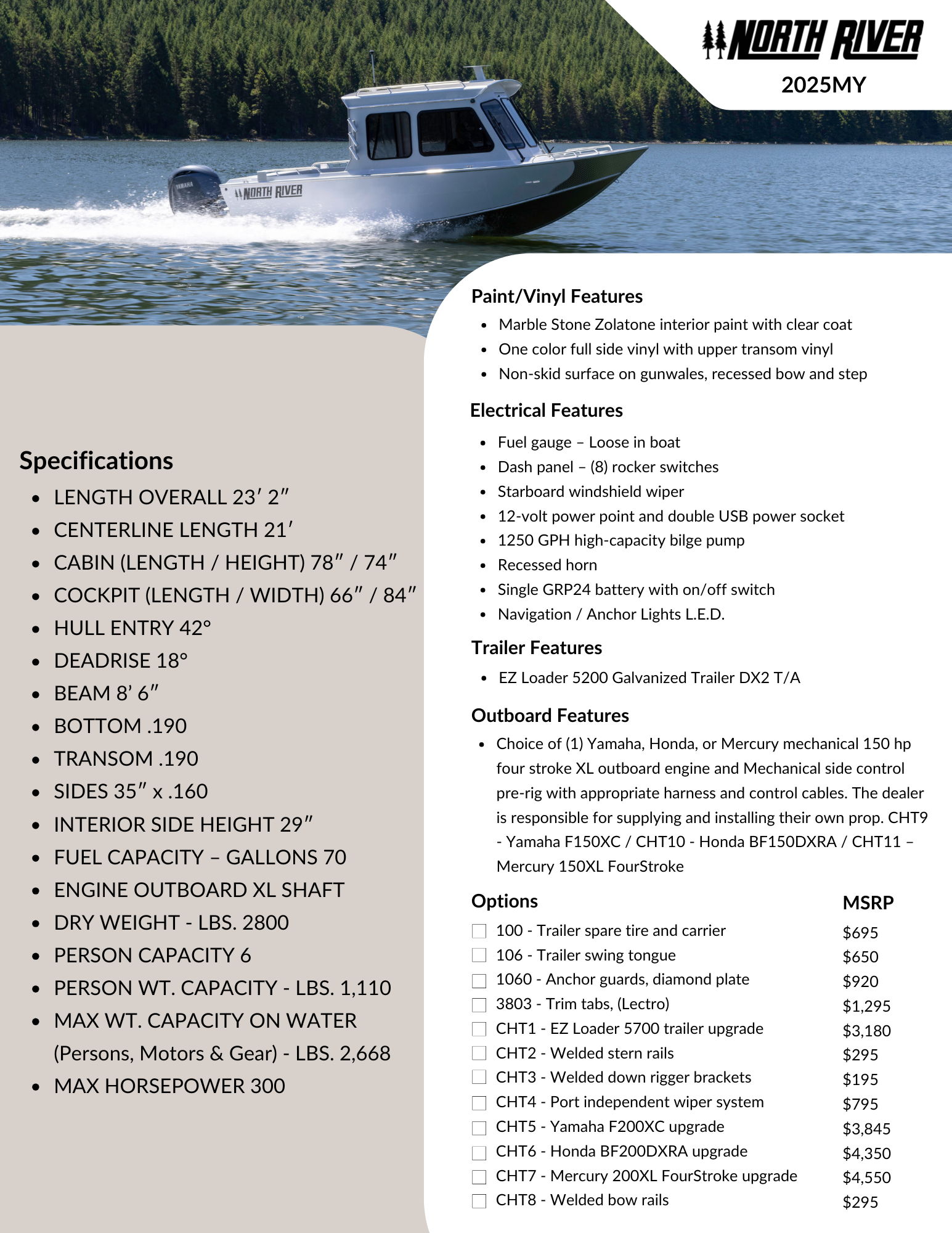 21′ COHO HARD TOP - North River Boats