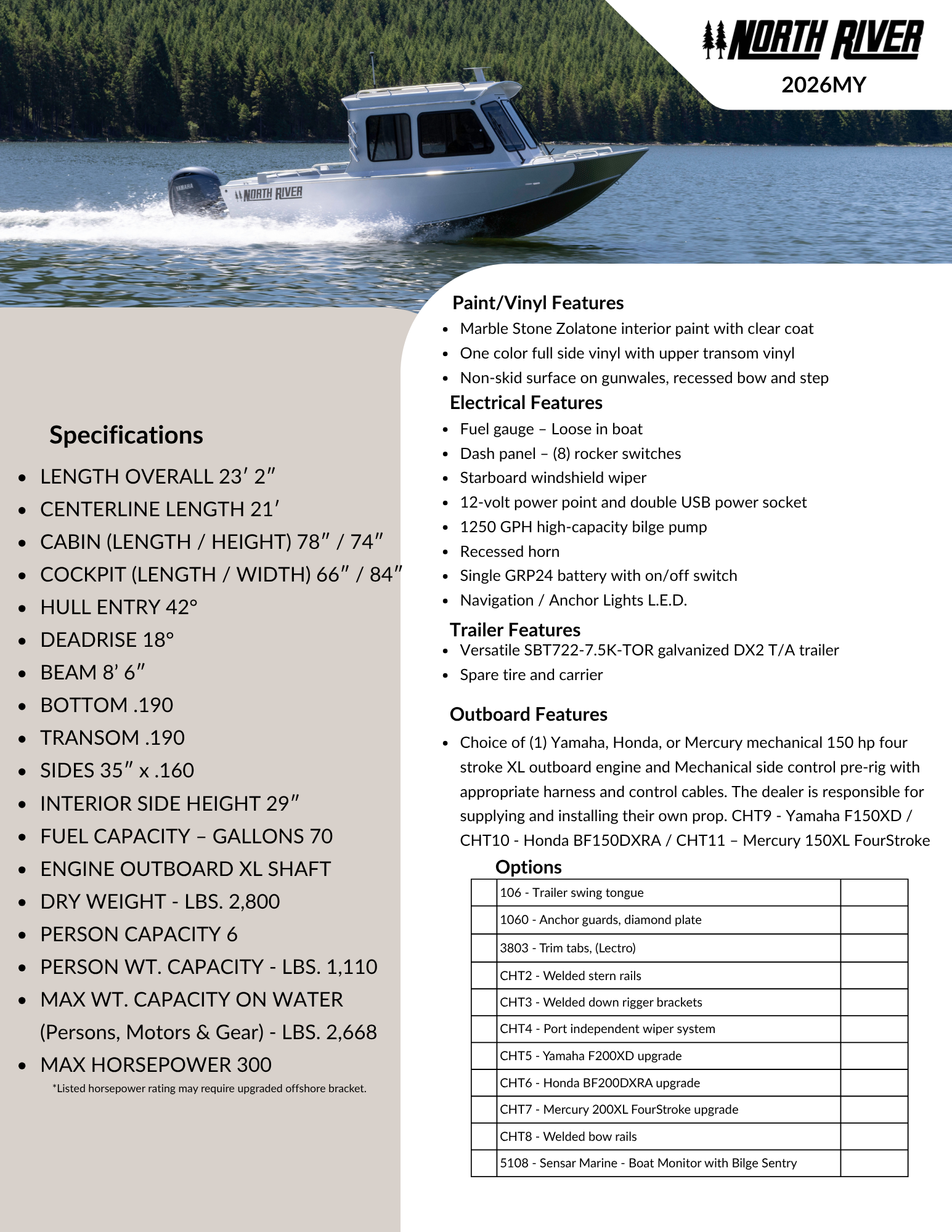 21′ COHO HARD TOP - North River Boats